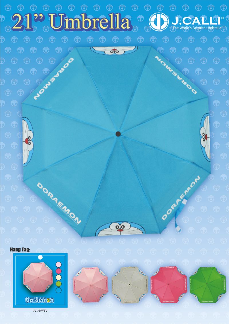 21″ Doraemon Umbrella (F2) – J.Calli