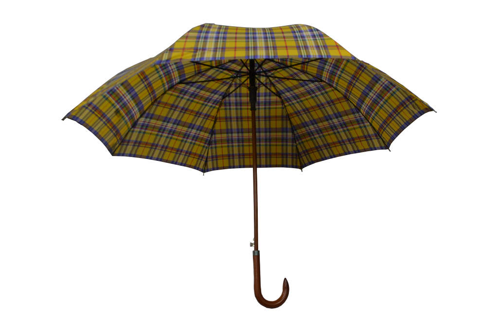 J27WAO-CKR yellow checkers umbrella – J.Calli